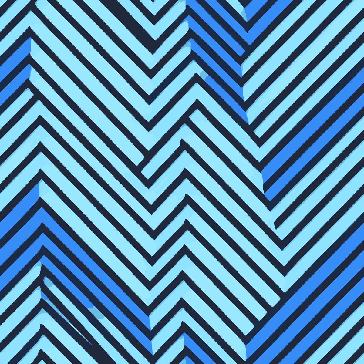 Chevron Printed Fabric by the Yard | Fabric on Demand