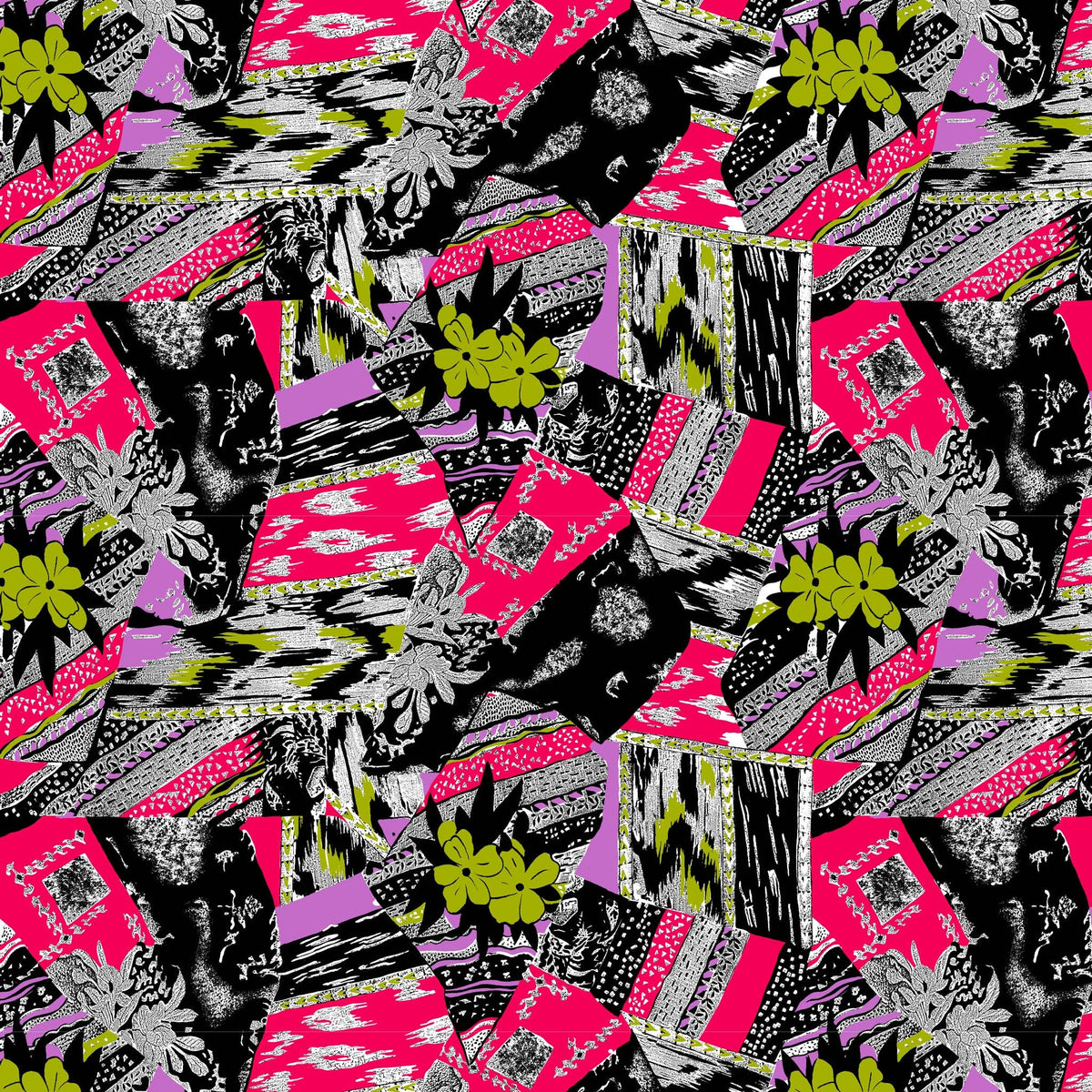 Abstract Printed Fabric by the Yard | Fabric on Demand