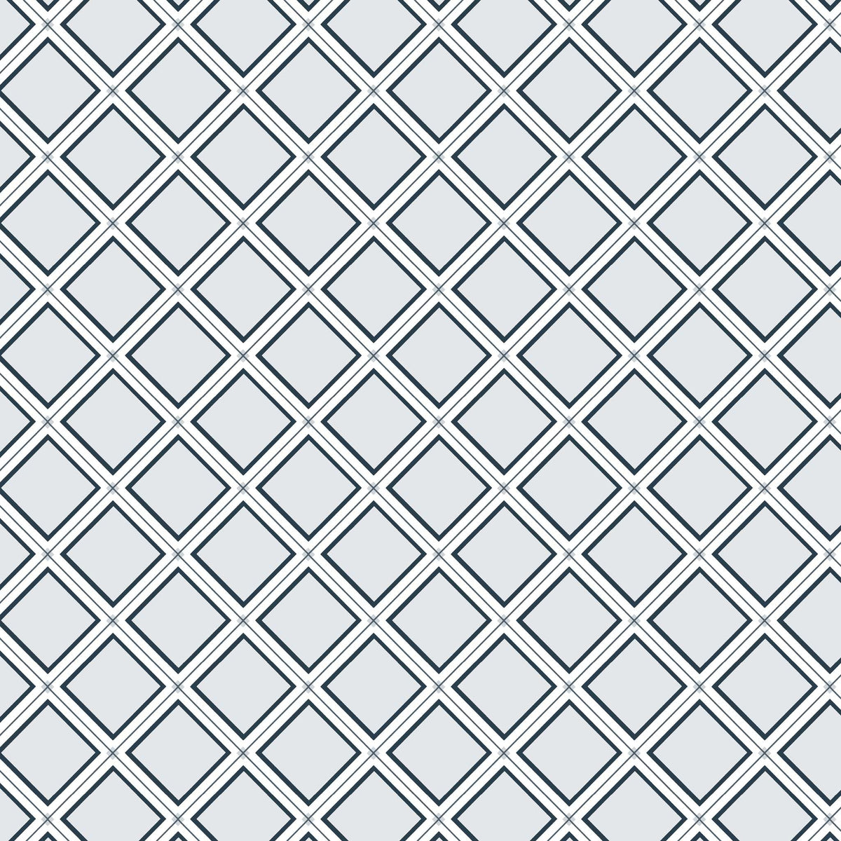Diamond Grid Design Printed Fabric by the Yard | Fabric on Demand