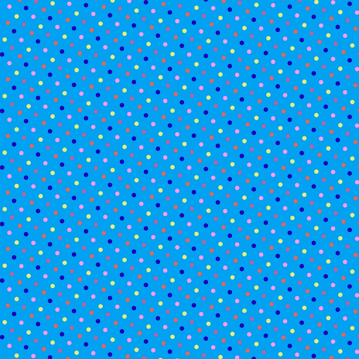 Fun Bright Polka Dot Printed Fabric by the Yard | Fabric on Demand