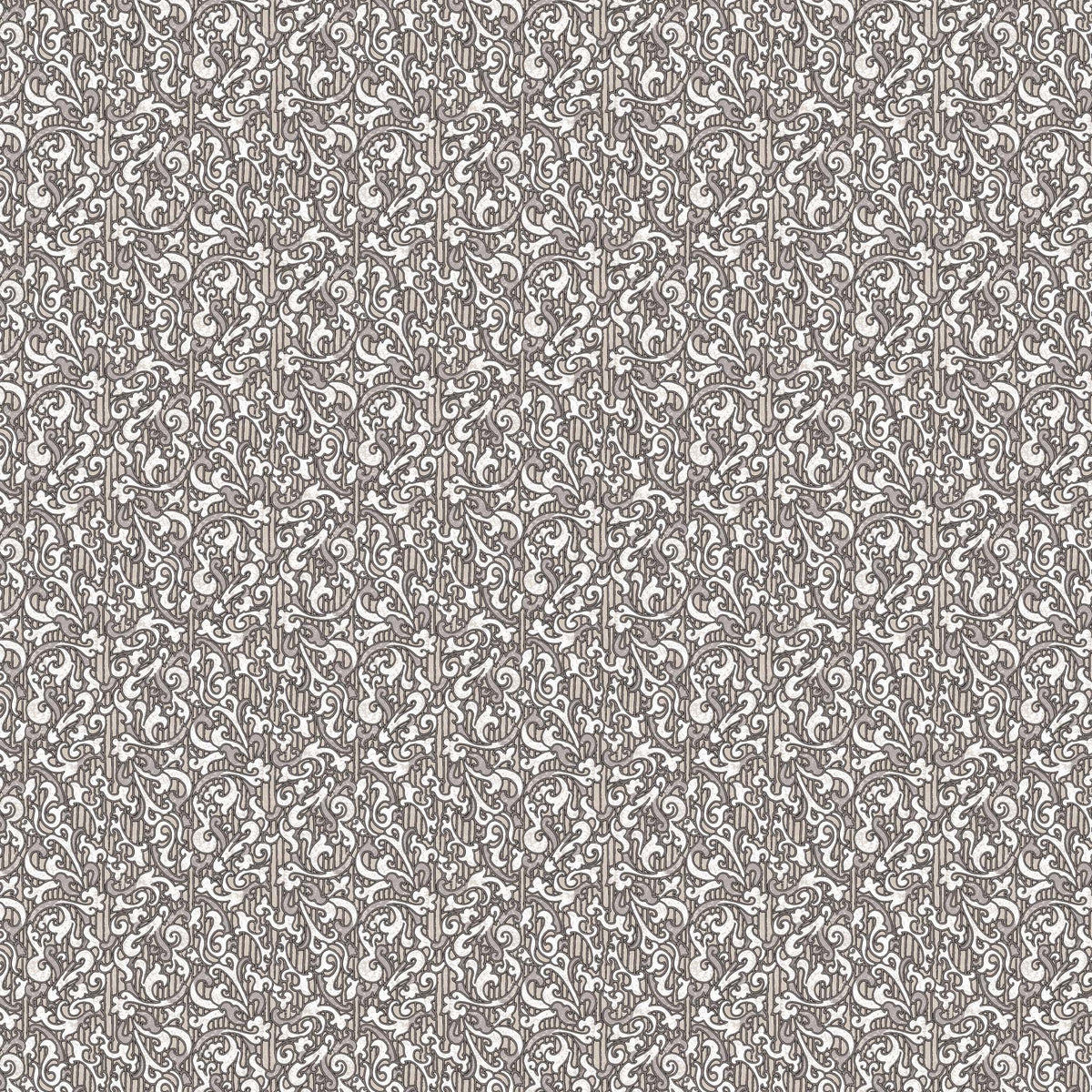 Natural Scroll Lattice Printed Fabric by the Yard | Fabric on Demand