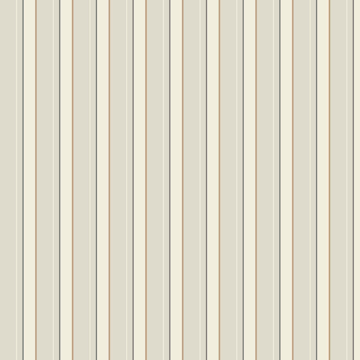 Trendy Beige Vertical Stripe Printed Fabric by the Yard | Fabric on Demand